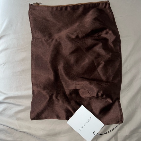 Vague Studios | Tops | Vague Studios Chocolate Silk Tube Top In ...